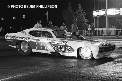 FUNNY CAR PHOTO RICHARD THARP SOAPY SALES ORANGE COUNTY DRAG RACING ...