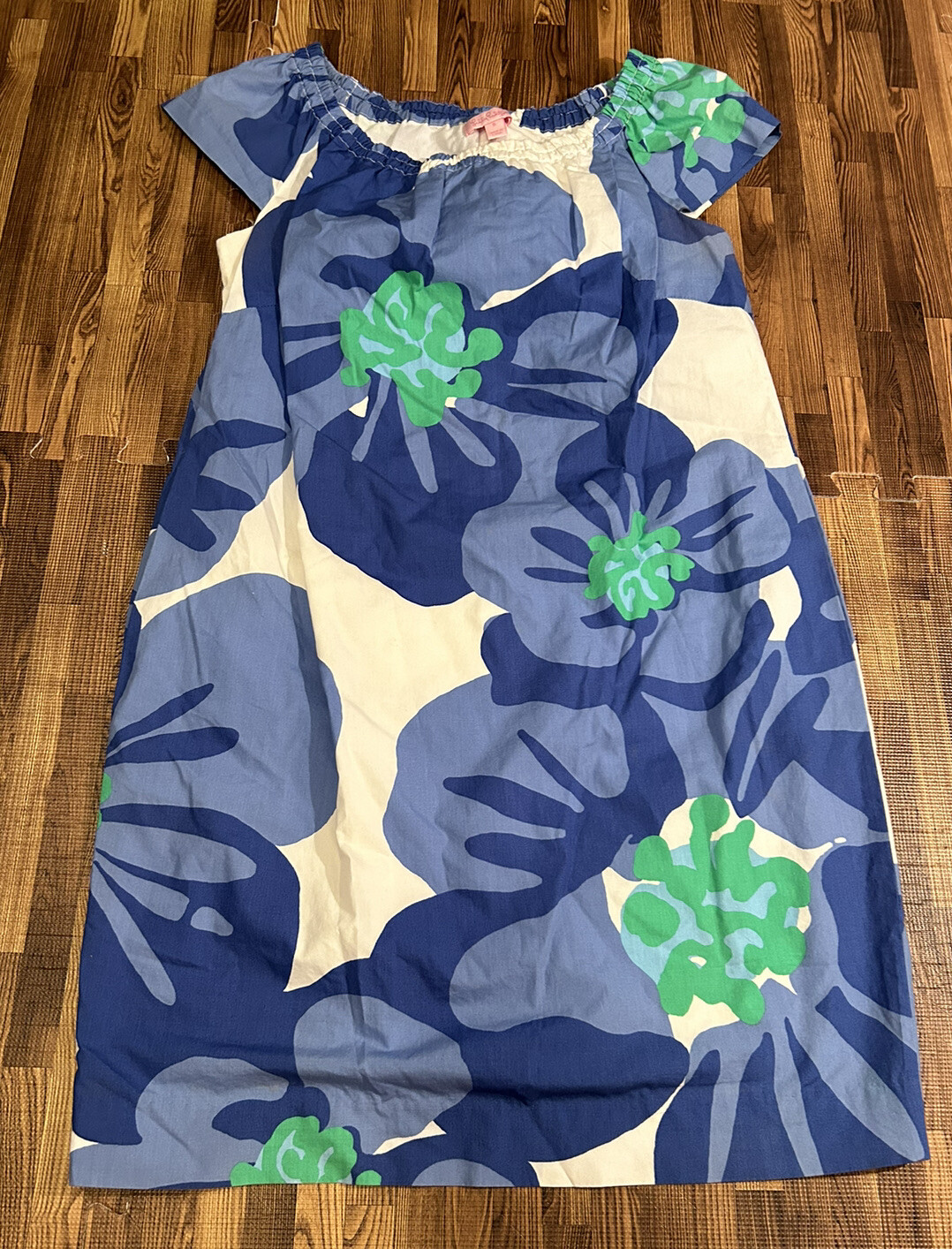 Lilly Pulitzer Classic Buttercup White Blue Green She… - Gem