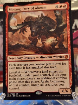 Moraug, Fury of Akoum (Non-foil) Zendikar Rising 150/280 Mythic MTG | eBay