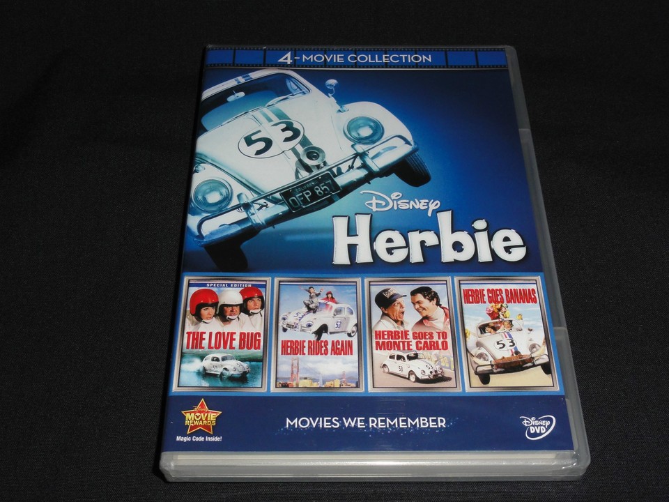 Herbie, Disney Herbie: 4-Movie Collection (DVD, 2012, 4-Disc Set ...