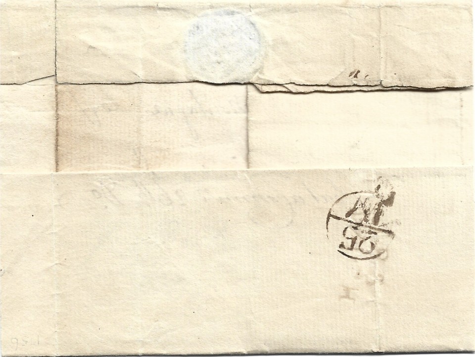 GB 1756 3d Wrapper with 16mm Bishop Mark from Butley Suffolk to London ...