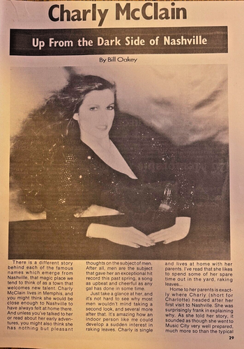 1980 Country Singer Charly McClain | eBay