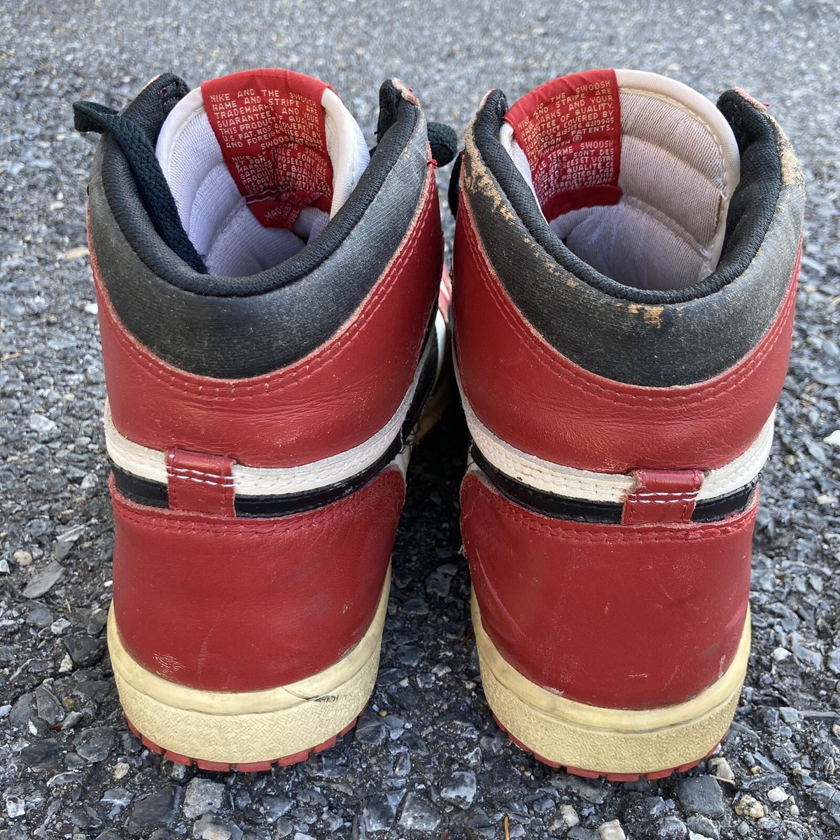 Vintage 1985 Original Nike Air Jordan I 1 Shoes 8508105y Jordan 1 1985