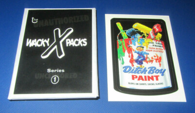 WACKY "X" PACKS UNCENSORED STICKER DITCH BOY PAINT @@ SUPER RARE @@ | eBay