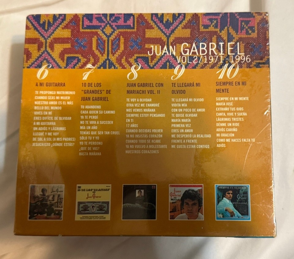 Juan Gabriel Edición Limitada Limited Ed Very Rare. 25 Aniversario 1971 ...