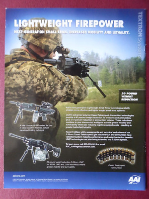 10/2013 PUB AAI TEXTRON LSAT LIGHTWEIGHT SMALL ARMS TECHNOLOGIES M249 ...