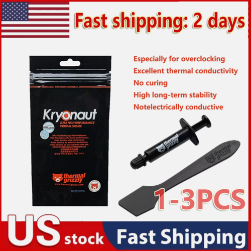 Thermal Grizzly Conductonaut 1g - Aluminum, Thermal Paste Based on ...