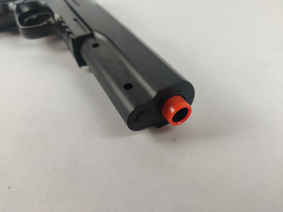 Colt 1911 Target Spring Powered Black Airsoft Pistol Gun w/ BO-MAR ...