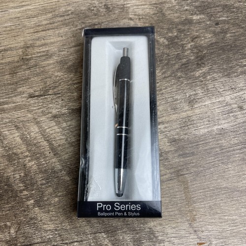 Staples Pro Series Black Silver 2-in-1 Multifunctional Ball Point Pen ...