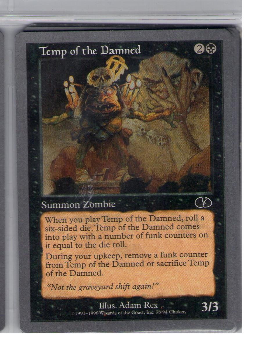 Temp of the Damned - Unglued - MTG Magic the Gathering | eBay UK
