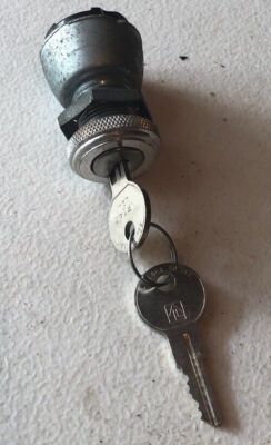 Vintage Ignition Switch With Key, Key Number MF 143, OEM | eBay