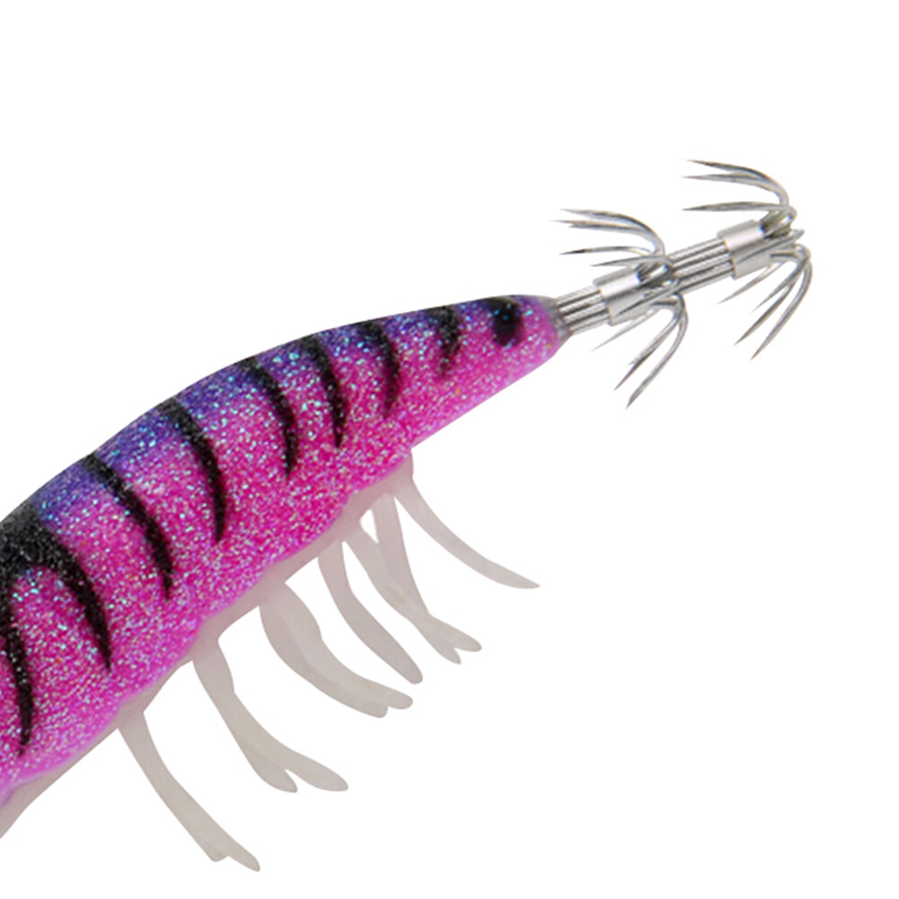 - Luminous Soft-Footed Shrimp Sea Fishing Lure Squid Jig Hooks Squid ...