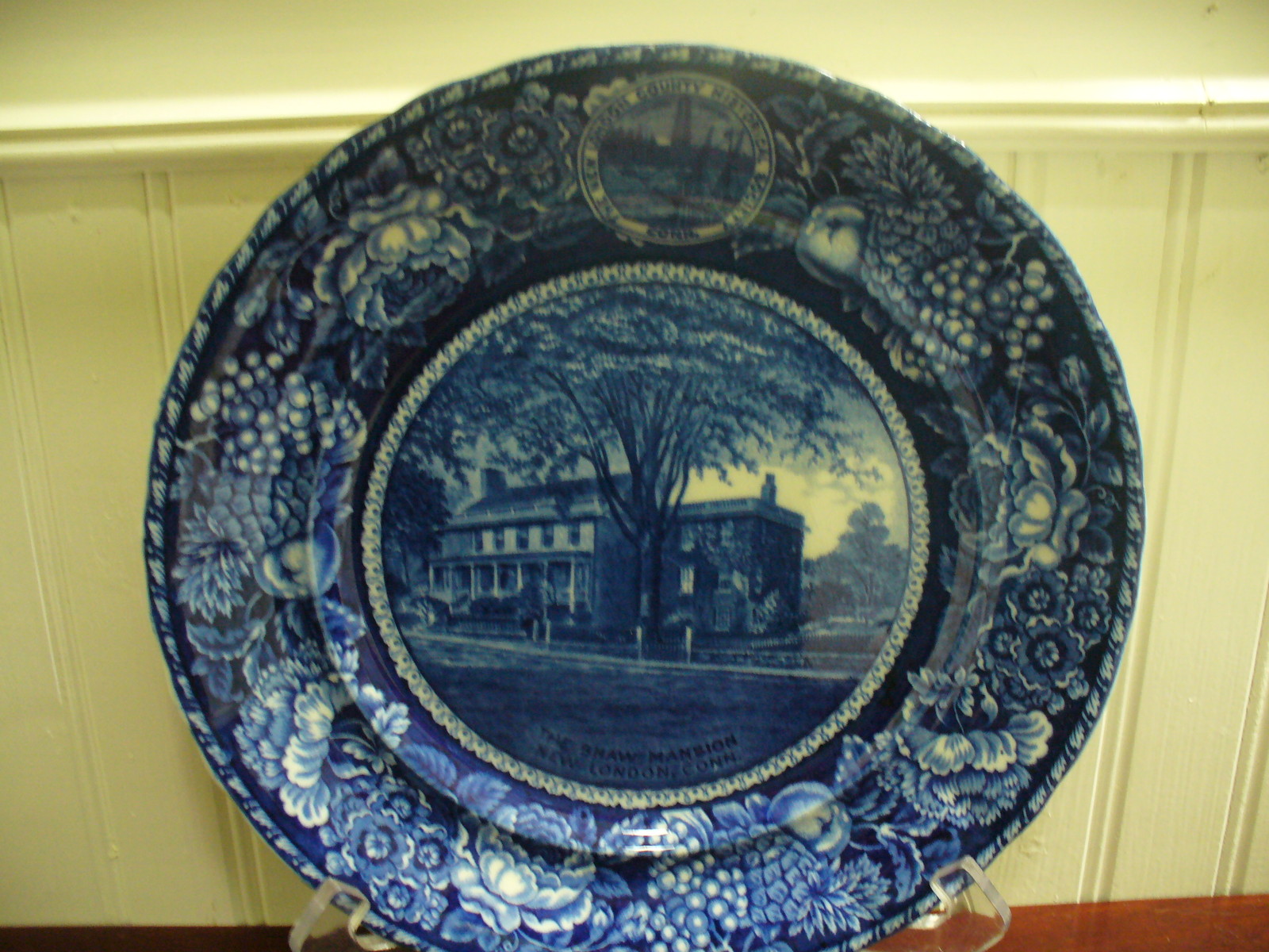 1909 Rowland Marsellus England Porcelain The Shaw Mansion New London ...