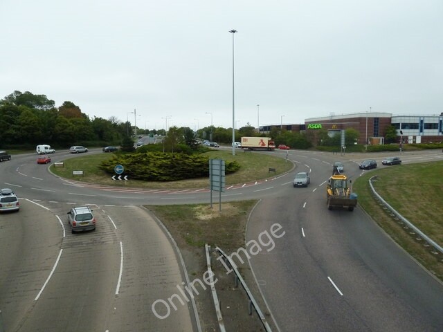 Photo 6x4 Roundabout on the A338 Bournemouth c2010 | eBay UK