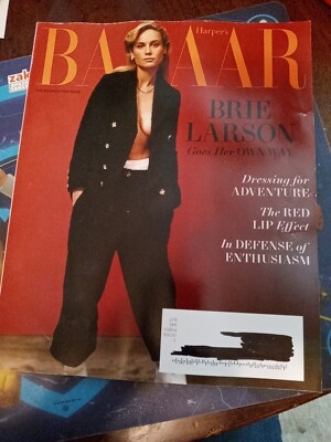 Harper's Bazaar Magazine Brie Larson The Reinvention Issue April 2023 ...