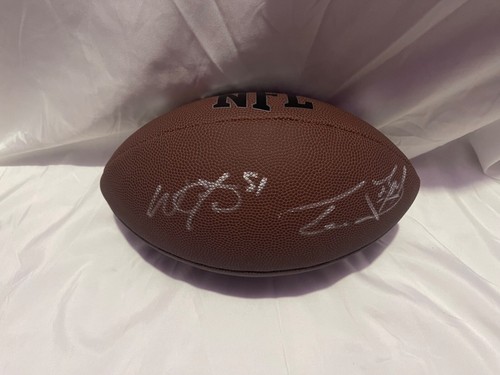 Bussin’ With The Boys TAYLOR LEWAN & WILL COMPTON Signed NFL Football ...
