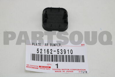 5216253910 Genuine Toyota PLATE, REAR BUMPER, NO.1 52162-53910 | eBay