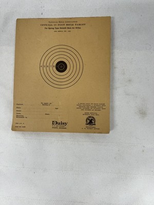 NRA Official 15 Foot Rifle Target 52 Targets | eBay