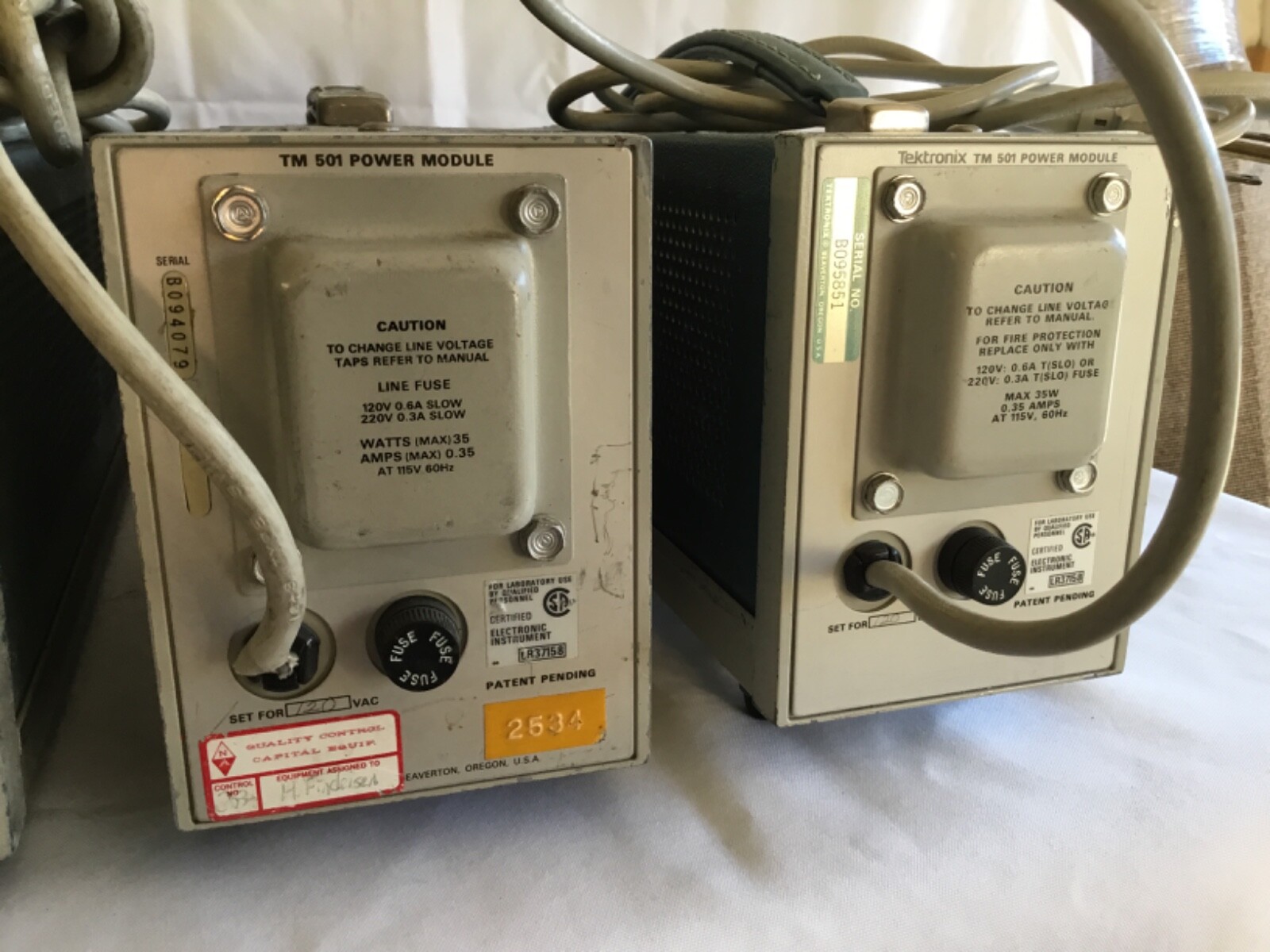 TEKTRONIX TM501 POWER MODULE Lot of 3 unites TM 501 great used item | eBay