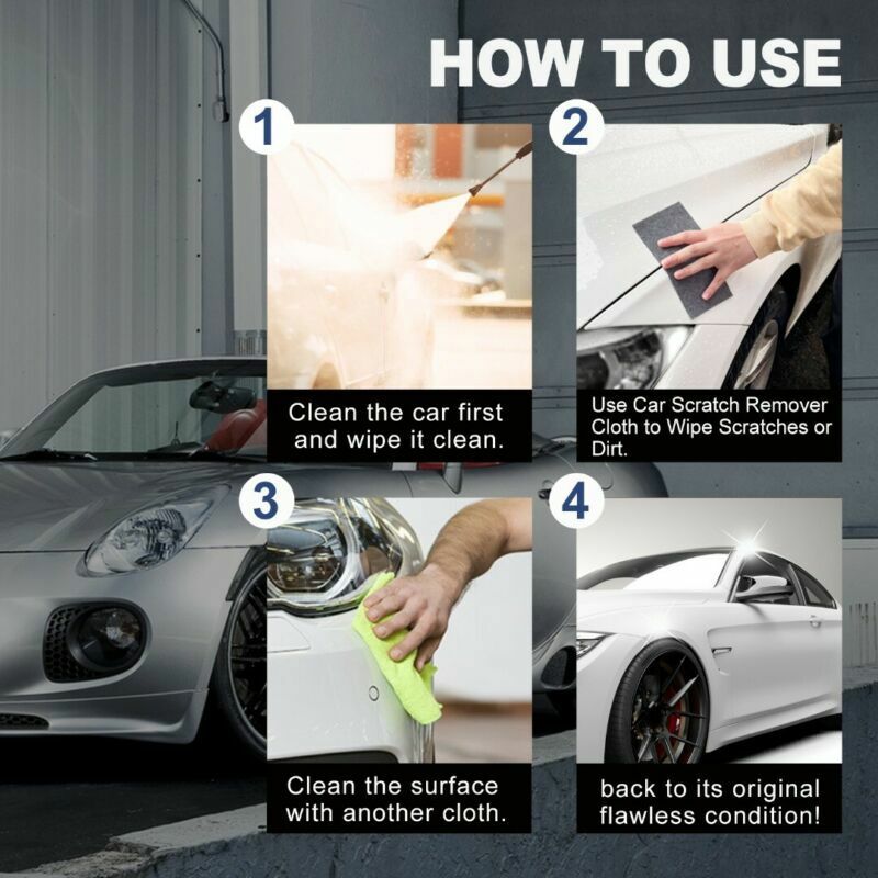 Fixapro Scratch Remover,Magic Car Cleaning Cloth,Wipes to Remove Car ...