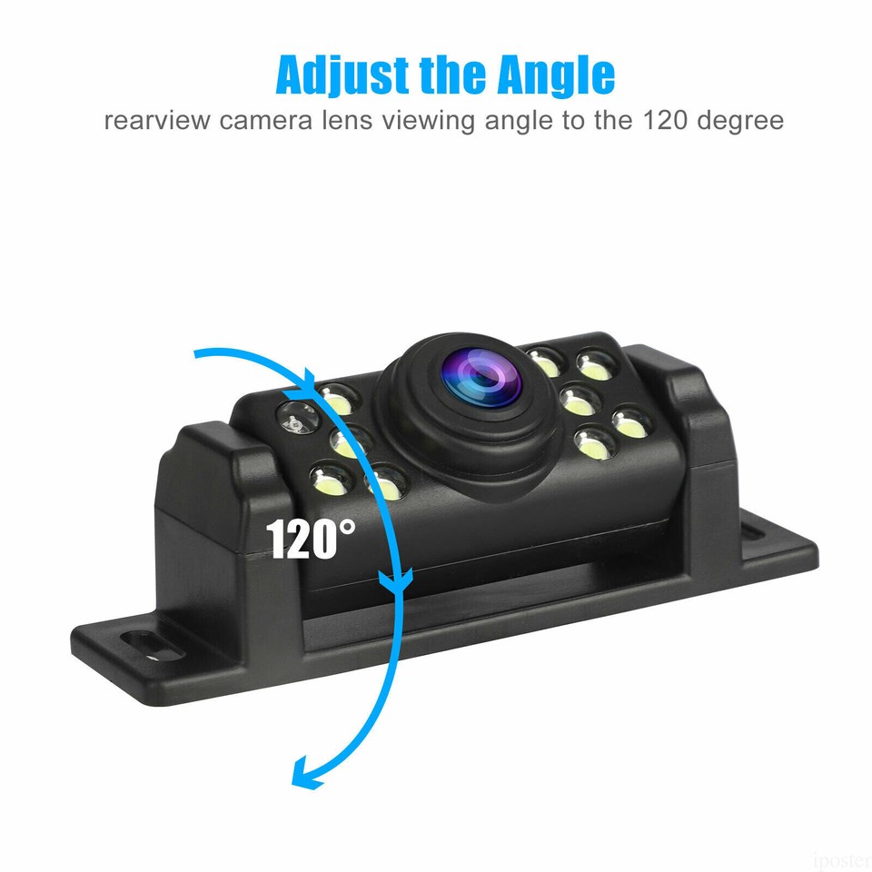 LED Backup Camera Car Rear View HD Parking System Night Vision 5 ...
