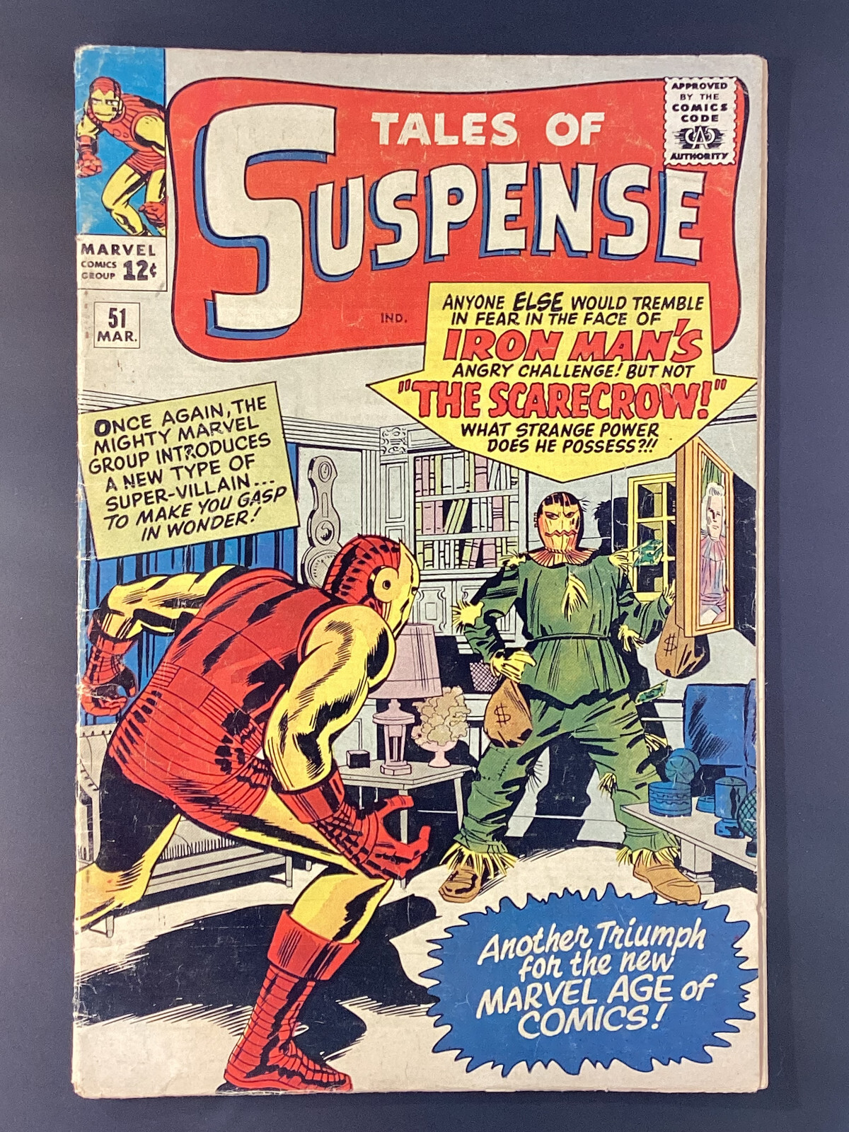 Tales of Suspense (Iron Man) #51 1964, The Sinister Scarecrow, 1st app ...