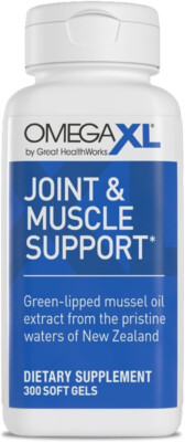 Omega XL 300 Capsules - Green Lipped Mussel Omega - 3 Joint Relief ...