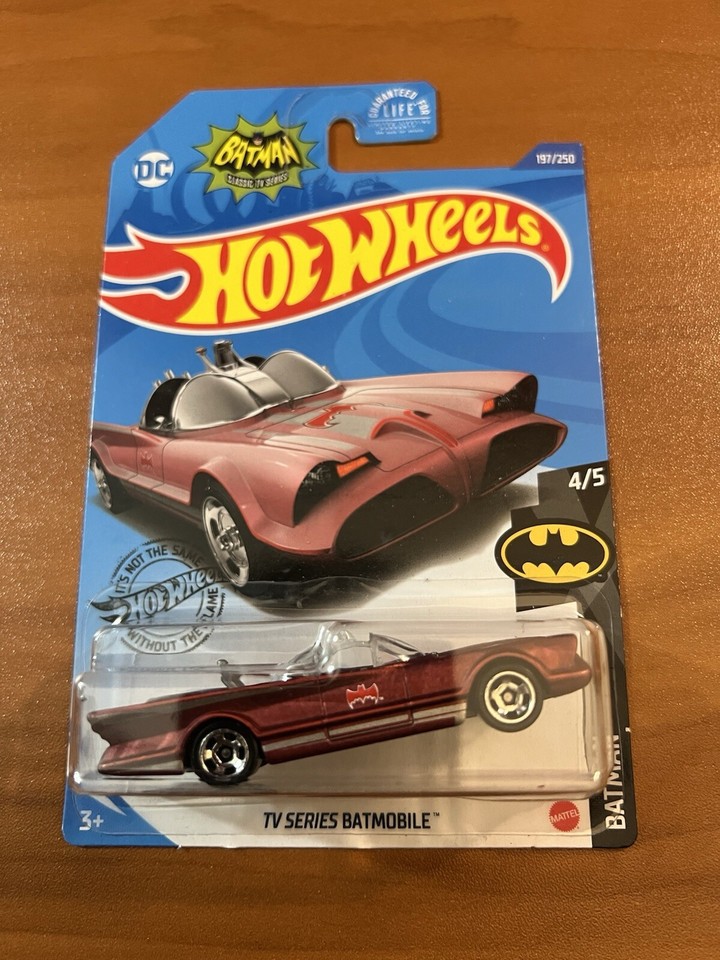 Hot Wheels BATMAN CLASSIC TV SERIES 1966 BATMOBILE Pink Kroger ...
