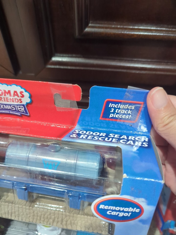 RARE! TRACKMASTER STATION REPAIR CARS BOX SET & SODOR SEARCH RESCUE ...
