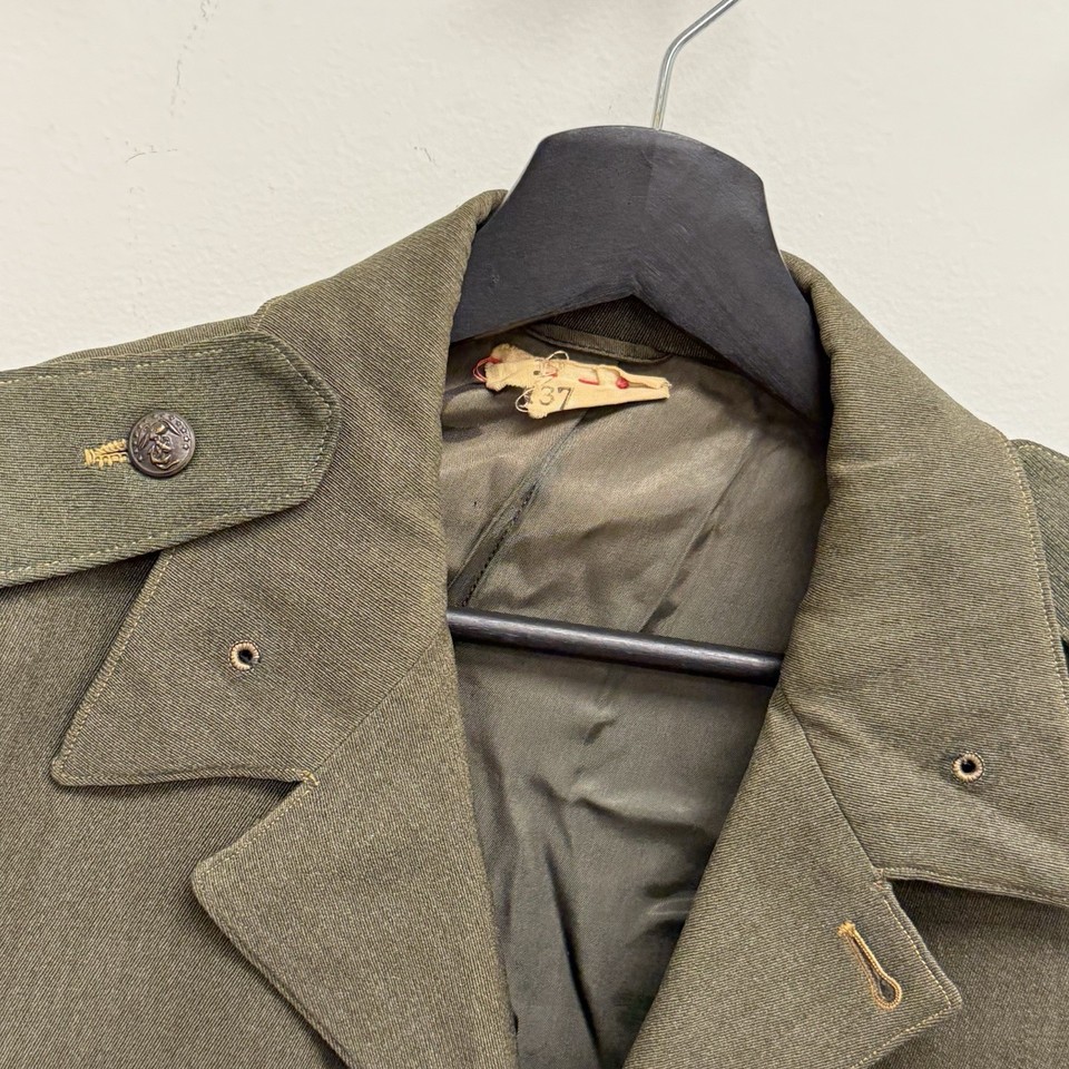 Original WWII USMC Marine Corps Officer Ike Uniform Blouse Gaberdine | eBay