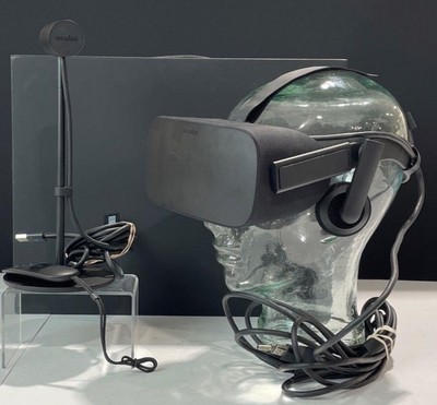 Meta Oculus Rift CV1 VR Headset w/ CV1 Remote & Sensor - NO CONTROLLER ...