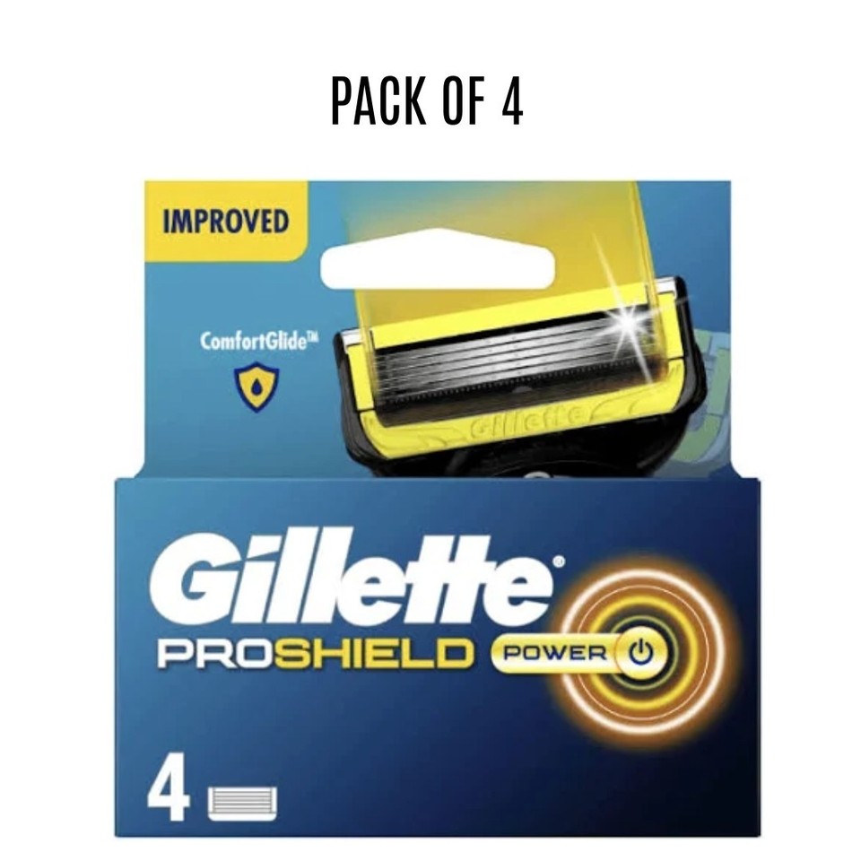 Gillette ProShield Power Razor Blade Refills – Multi-Pack ( 4 to 32 ...