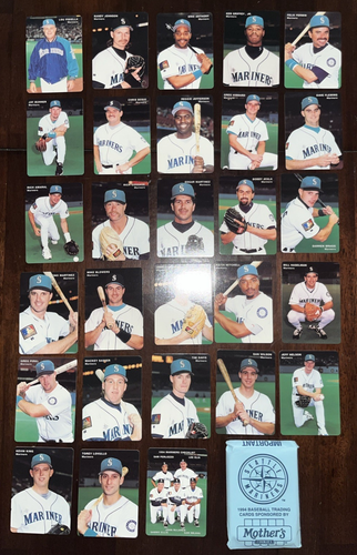 1994 Seattle Mariners Mother's Cookies Full Set All 1-28 Baseball ...