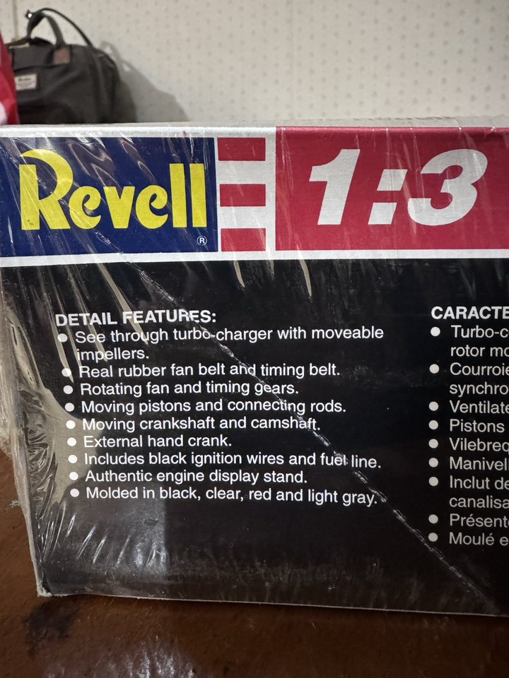Vintage Revell 1/3 Scale Visible Turbo Engine Model Kit | eBay