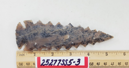 5.25" Serrated Spearhead - Lance Head - Drill Point - Knife - Hand ...