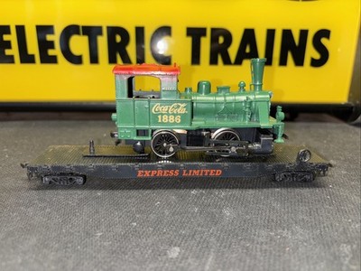 Playart Coke 0-4-0 Steam Engine On A 50’ HO Flat Car, Coca-Cola, HTF | eBay