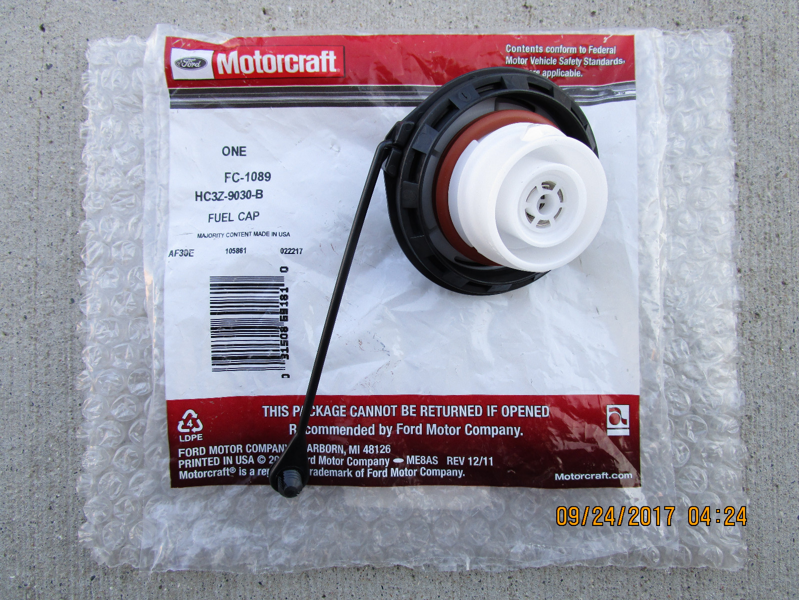 Ford F150 F250 F350 F450 F550 Fuel Gas Tank Filler Cap With Tether ...
