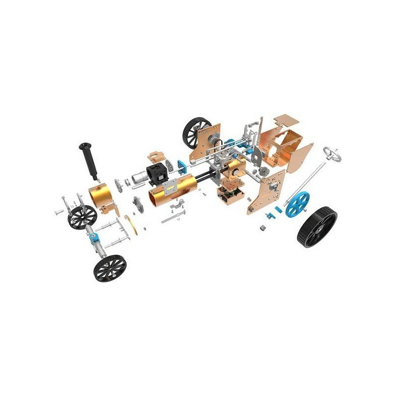 Steam Car Model Steam Engine Car Kit Steam Automobile Unassembled Toy ...