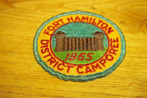 Vintage BSA Patch - 1965 Fort Hamilton District Camporee | eBay