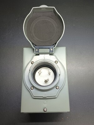 RV Trailer Camper intertek 30 Amp Power Inlet Box WEATHERPROOF RML530PB ...