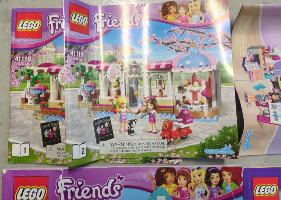 LEGO Friends Instructions Manual Booklet Lot 41314 41702 41119 41117 ...