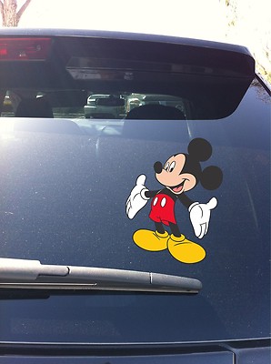 02-07 Mickey Mouse Car Window Vinyl Decal Sticker | eBay