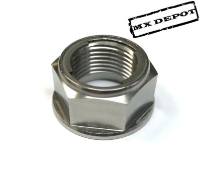 TITANIUM REAR SPINDLE AXLE NUT FOR YAMAHA YZ125 YZ250 2006 - 2025 | eBay