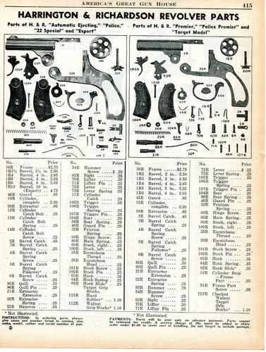 1945 Print Ad of Harrington & Richardson H&R Premier Police Revolver ...