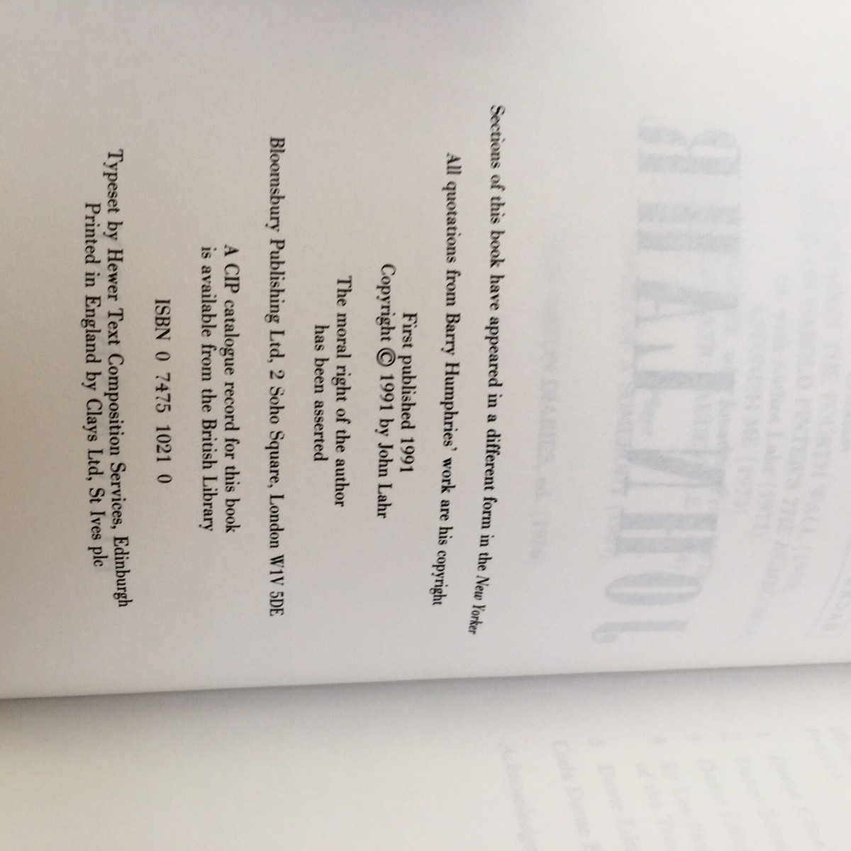 John Lahr Quotes Frank Sinatra's Song | The New Yorker