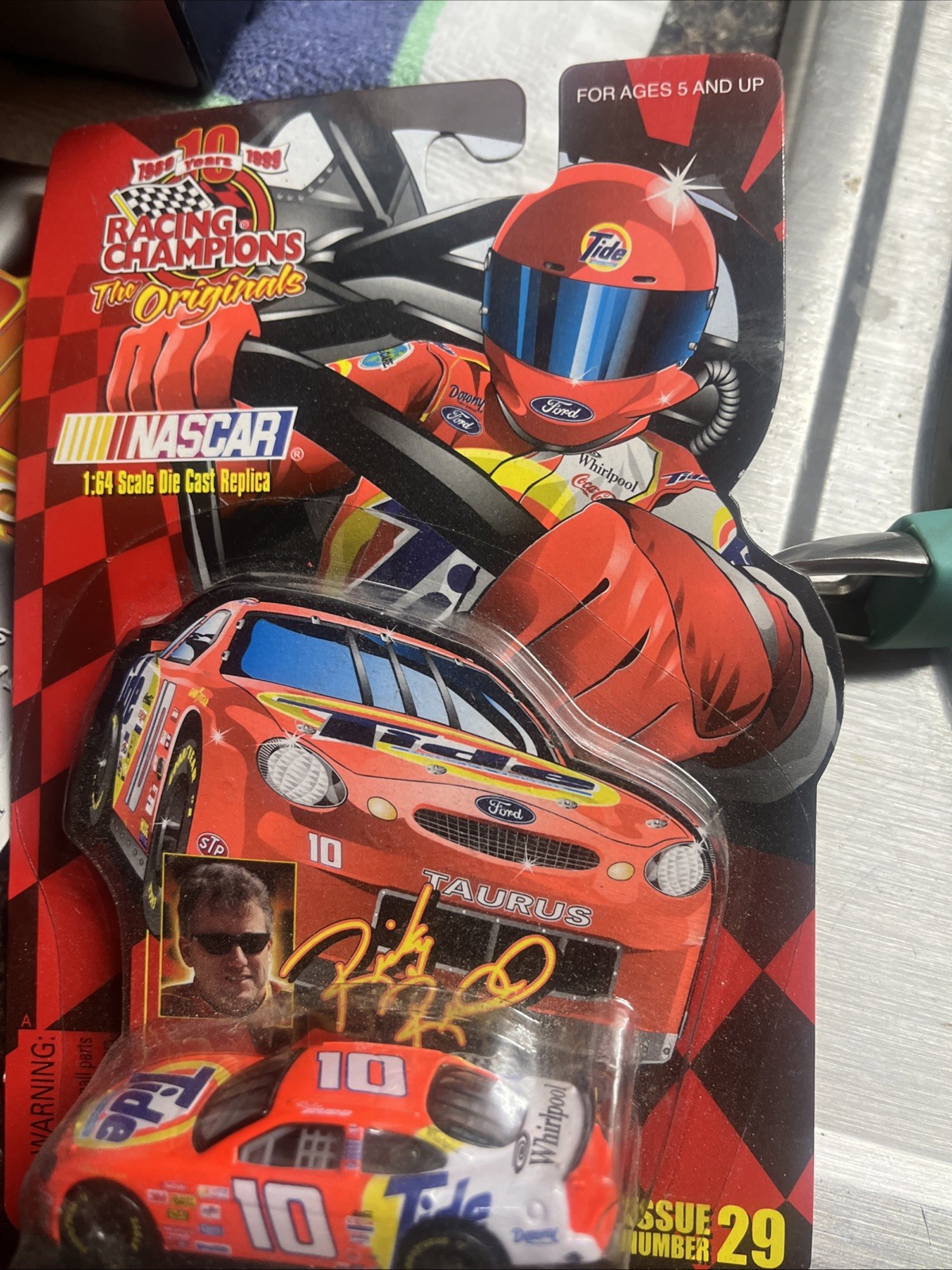 Ricky Rudd #10 Tide Ford Taurus Racing Champions 1:64 NASCAR Diecast ...