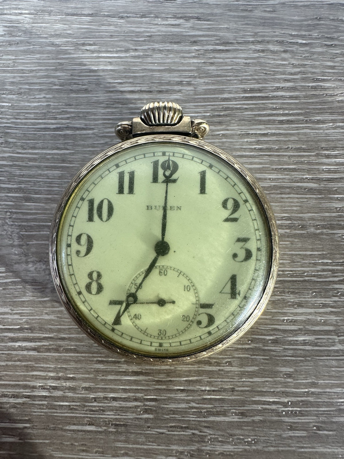 Antique Van Buren Swiss 7 J 10K Rolled Gold Plate Art… - Gem