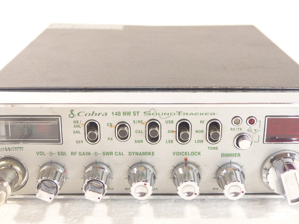 Cobra 148 NW ST SoundTracker 40 Channel CB Radio w/ Astatic Mic WORKS ...