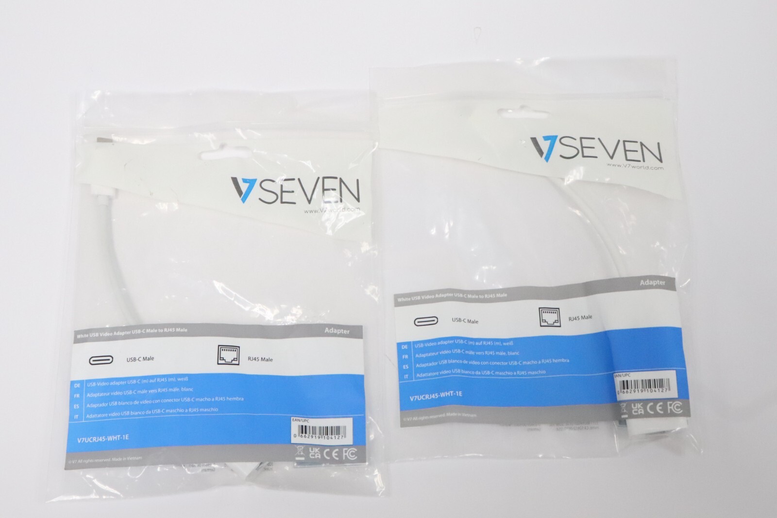 Lot of 2 VSeven Ethernet Adapter Type C to RJ45 Network 100Mbps ...
