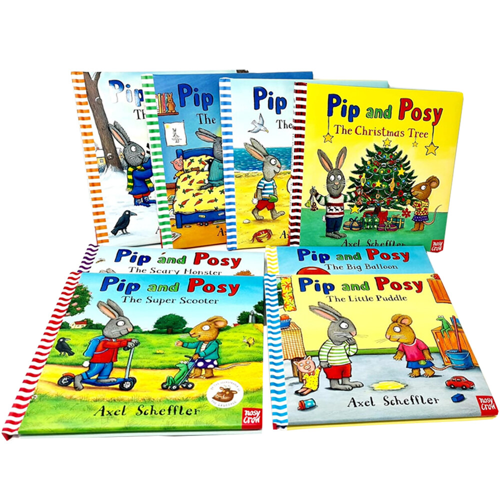 Pip and Posy Series 8 Board Books Collection Set by Axel Scheffler ...